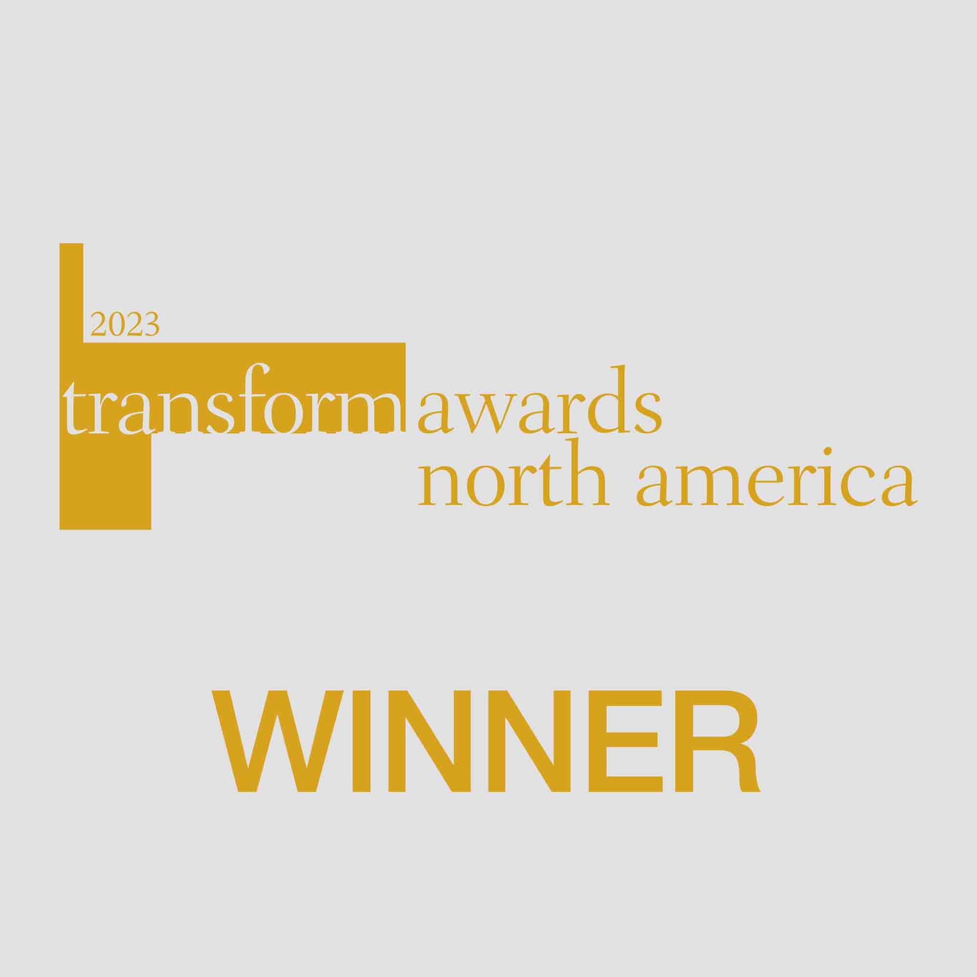 DeSantis Breindel Wins Gold, Bronze at Transform Awards North America 2023